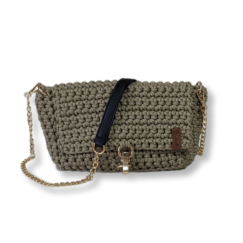 Artisanat français - Sac à main vert pistache - Sac crochet fait main ...